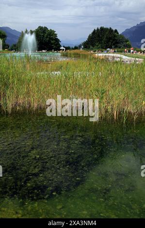 “Biotope” outdoor swimming pool, first public ecological swimming pool ...