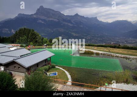 “Biotope” outdoor swimming pool, first public ecological swimming pool ...