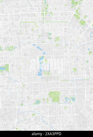 Vector map Beijing district detailed plan of the city, districts and ...