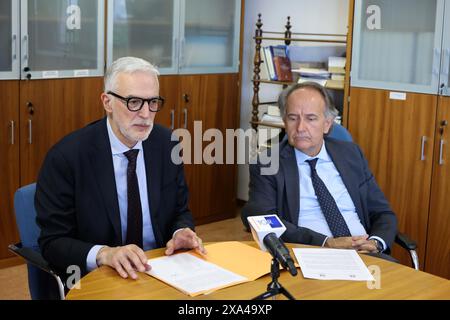 Brescia, Italia. 04th June, 2024. Guido Rispoli, tribunale corte d ...