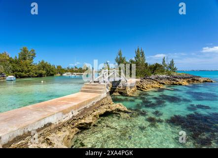 Footbridge from Ireland Island to Hospital Island, Sandys, Bermuda ...