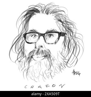 Portrait of the Author Michael Chabon Stock Photo - Alamy