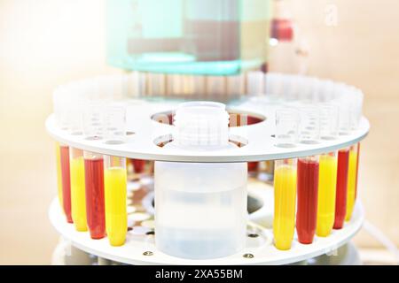 Professional laboratory sample processor pump. Automation in ion ...