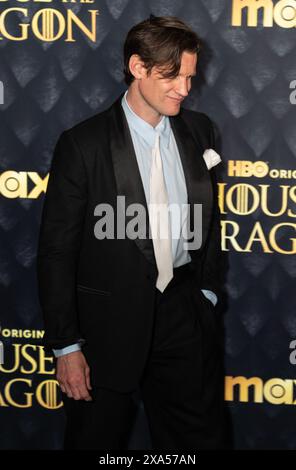 Matt Smith attends the "House of the Dragon" series 3 world premiere at ...