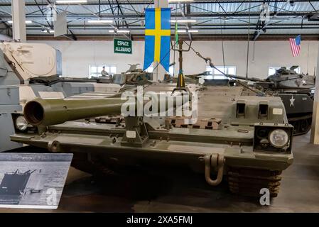 Swedish tank Stridsvagn 103 (Strv 103) at the Museum of Armored ...