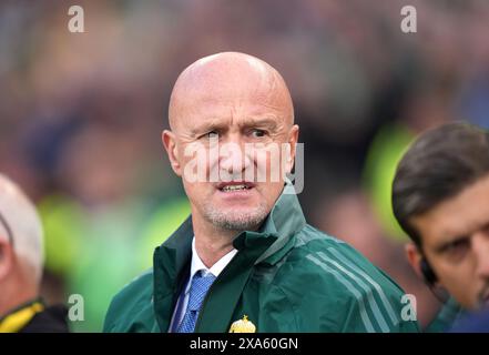 Hungary manager Marco Rossi ahead of an international friendly match at ...
