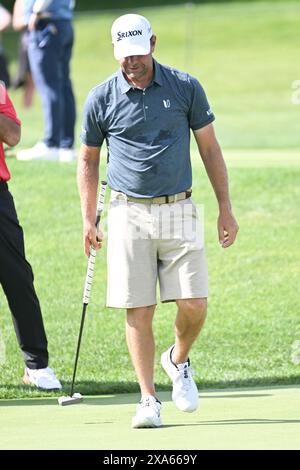 Golfer Lucas Glover during the PGA Championship on Sunday August 13 ...