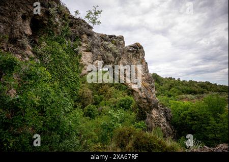 Koloc, geological rock formation over 10 meters high that creates a ...