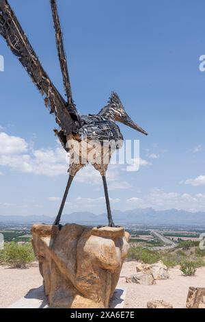 The Roadrunner Statue in New Mexico, USA Stock Photo - Alamy
