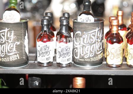 Crusty Juggler Rum, St. Ives, Cornwall, England, UK, 2024 Stock Photo ...