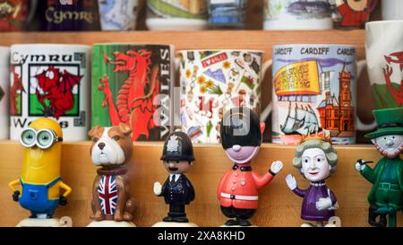 Cardiff, Wales. October 29 2023: City centre shop windows opposite ...