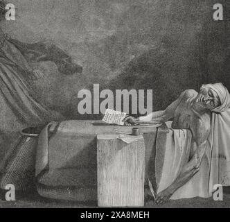 MARAT ASSASSINATED 1793 Stock Photo - Alamy