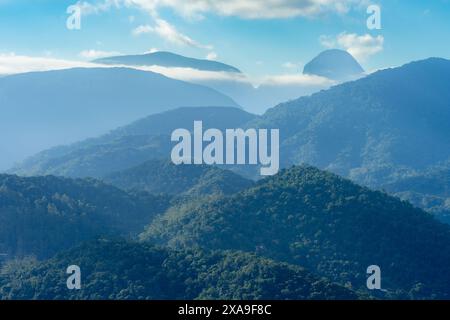 Beautiful green valley at Petropolis, Rio de Janeiro, Brazil Stock ...