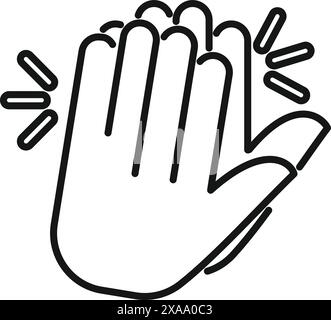 Someone is clapping their hands together, showing their respect and ...