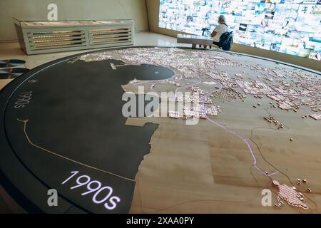 Doha, Qatar - 1 May 2024: Installation at the Qatar History Museum that ...