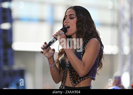 Brazilian singer Anitta performs on the Today Show Citi Concert Series ...