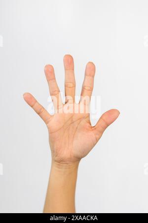 Hands Gesturing Numbers 1 to 10 Stock Photo - Alamy