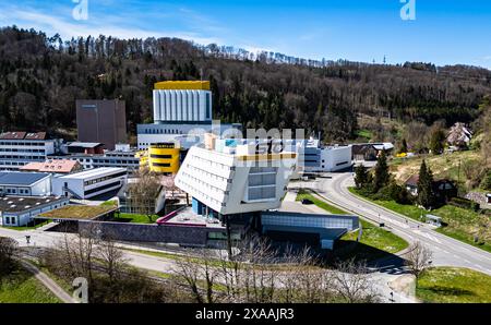 Stühlingen, Germany, 31th Mar 2024: The office building of the building ...