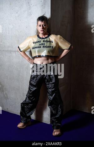 Canadian Singer and Music Producer Peaches poses for a picture during a ...