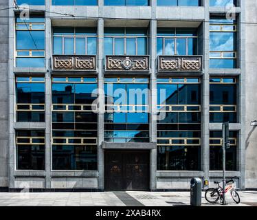The offices of Goodbody Stockbrokers in Dawson Street, Dublin, Ireland ...