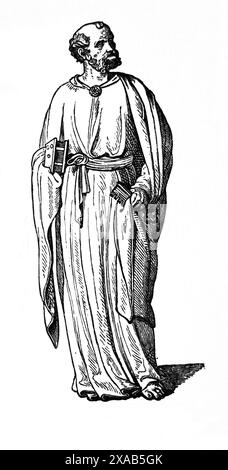 St. Peter holding the Keys of Heaven, detail, hand with 2 keys, in ...