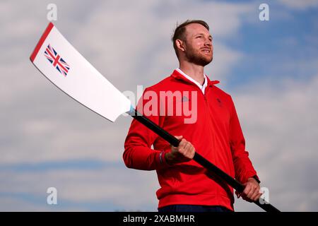 James Rudkin during a Team GB kitting out session for Paris 2024 at ...