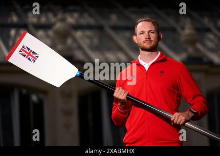 James Rudkin during a Team GB kitting out session for Paris 2024 at ...