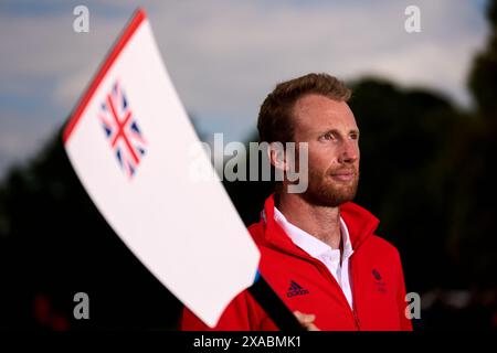 James Robson during a Team GB kitting out session for Paris 2024 at ...