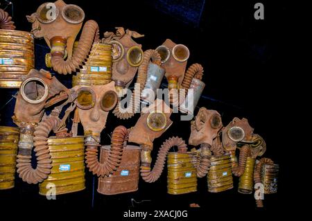 Gas masks, Unit 731, Japanese Germ Warfare Experimental Base, Harbin ...