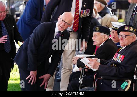 Veterans Ken Hay and John Dennett (right) who spoke during the UK ...