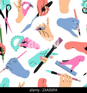 Stationery scissors pattern seamless Stock Vector Image & Art - Alamy