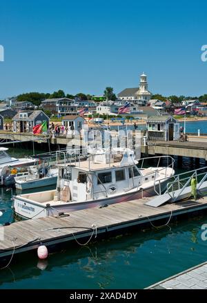 Boats in harbor. Provincetown, Cape Cod, Massachusetts, United Strates ...