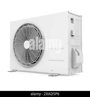 Air Conditioner Outdoor Unit Isolated Stock Photo - Alamy