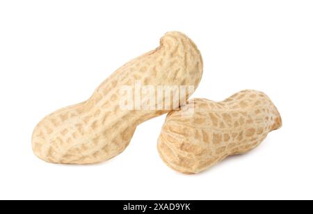 Fresh unpeeled peanuts isolated on white. Healthy snack Stock Photo - Alamy