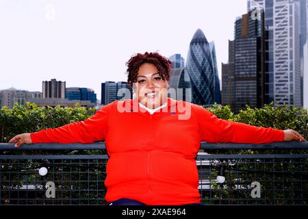 Team GB's Emily Campbell during the Team GB Paris 2024 weightlifting ...