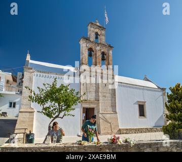 Agio Pnevma (Holy Spirit) Church, 1865, in village of Petrokefali ...