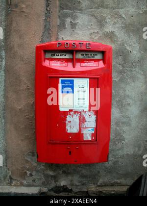 using postal services for a stamped letter in a mailbox a mailbox using ...