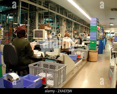 sorting system for letters and parcels for transportation sorting ...
