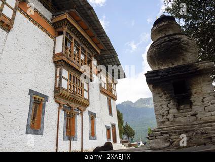 Kurjey Lhakhang monastery, Chhoekhor Gewog, Bumthang, Bhutan Stock ...