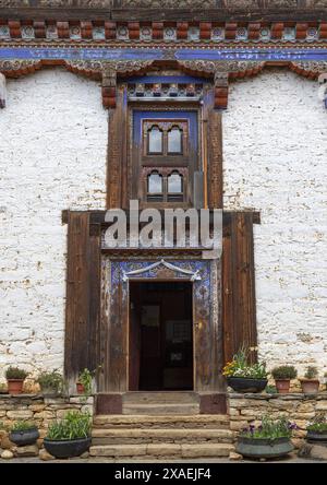 Ogyen Choling Palace and Museum, Bumthang, Ogyen Choling, Bhutan Stock ...