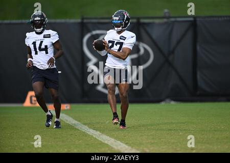 Houston Texans cornerback Kamari Lassiter (4) reacts during an NFL ...