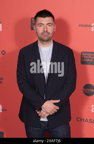 Rich Peppiatt at the "Kneecap" opening film premiere, Sundance Film ...