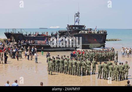 D-Day military vehicles at the 80th anniversary of the D-Day landings at the Southwick revival ...