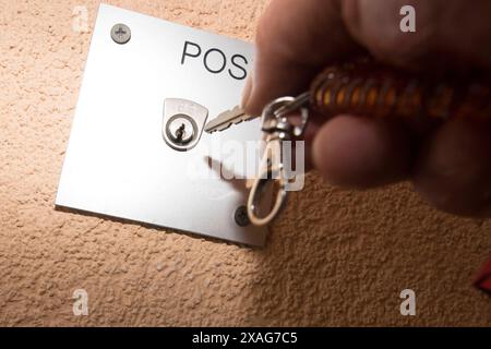 graphical symbol of post service, logo for postal services symbol or ...