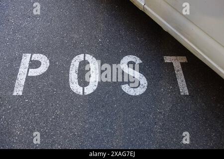 graphical symbol of post service, logo for postal services symbol or ...