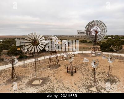 Penong, South Australia, Australia - Windmill museum Stock Photo - Alamy