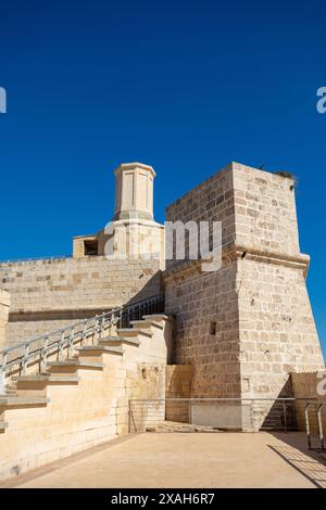 Fort St. Angelo, symbol of Malta's resilience, majestic stone walls ...