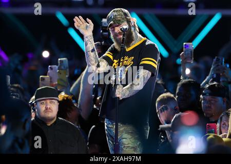 Nashville, USA. 07th June, 2024. Post Malone onstage at the Nissan ...