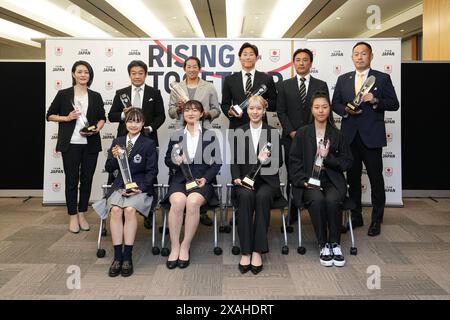 (Top L-R) Sayaka Nose, JVATakuya Naito, Ayumi Tanimoto, Yoshinori Shiota, JBATomoya Higashino ...