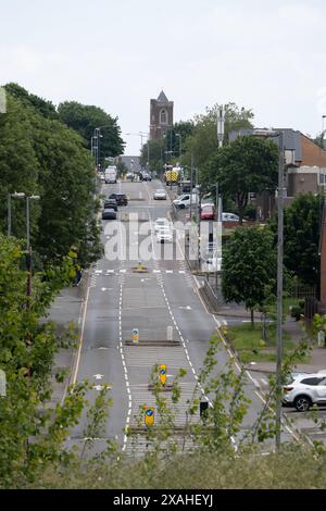 View along Wheeler Street, Lozells, Birmingham, UK Stock Photo - Alamy